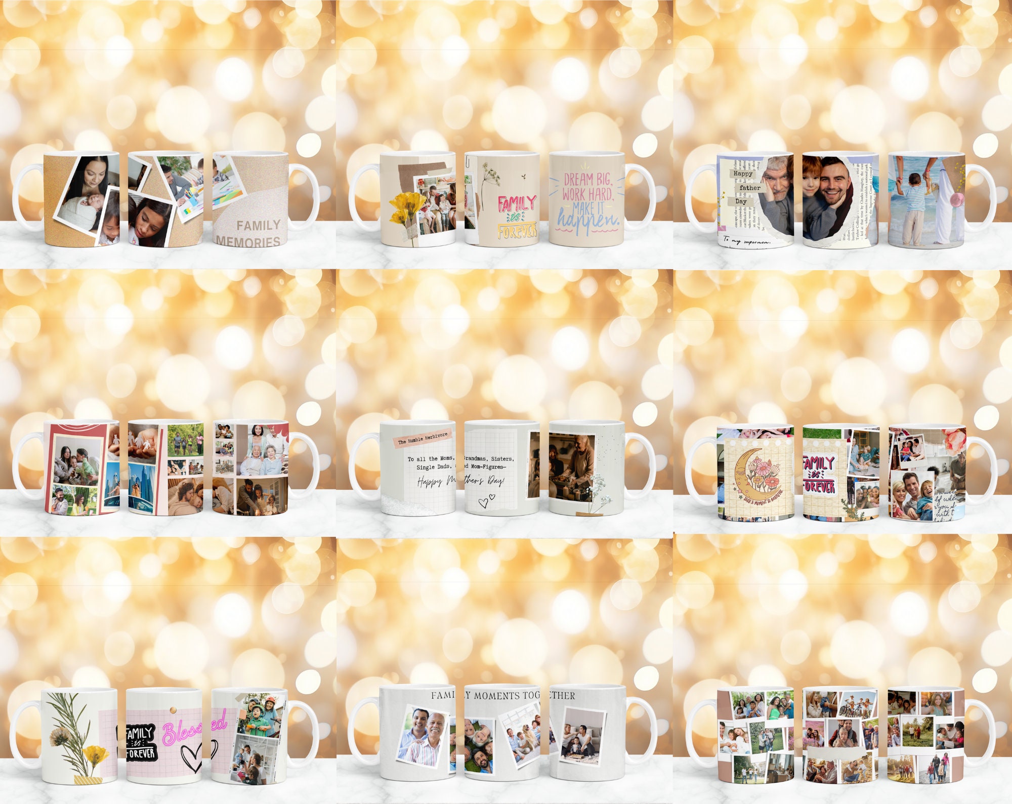 110 Mug Add Your Own Photo Mug Wrap Bundle, Photo Sublimation Designs ...