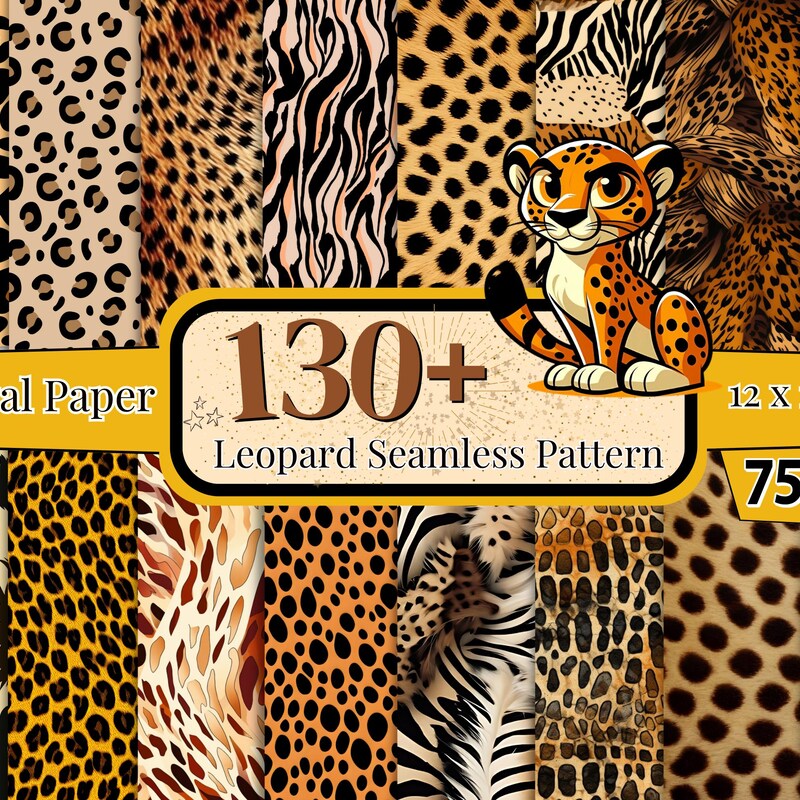 Leopard Print Wallpaper - Etsy