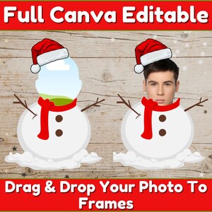 Christmas Add Your Own Face, Christmas Characters Photo Templates ...