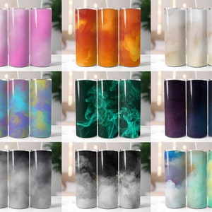 30 + Smoke Tumbler Wrap Designs Bundle, Black Smoke Tumbler Wrap, Smoke ...