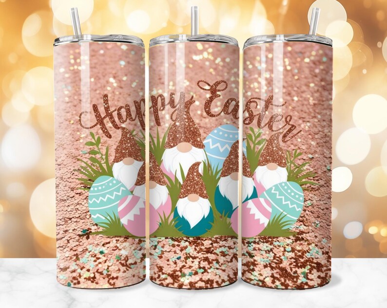 50 + Easter Glitter Tumbler, Easter Peep Tumbler Wrap, Easter Eggs ...