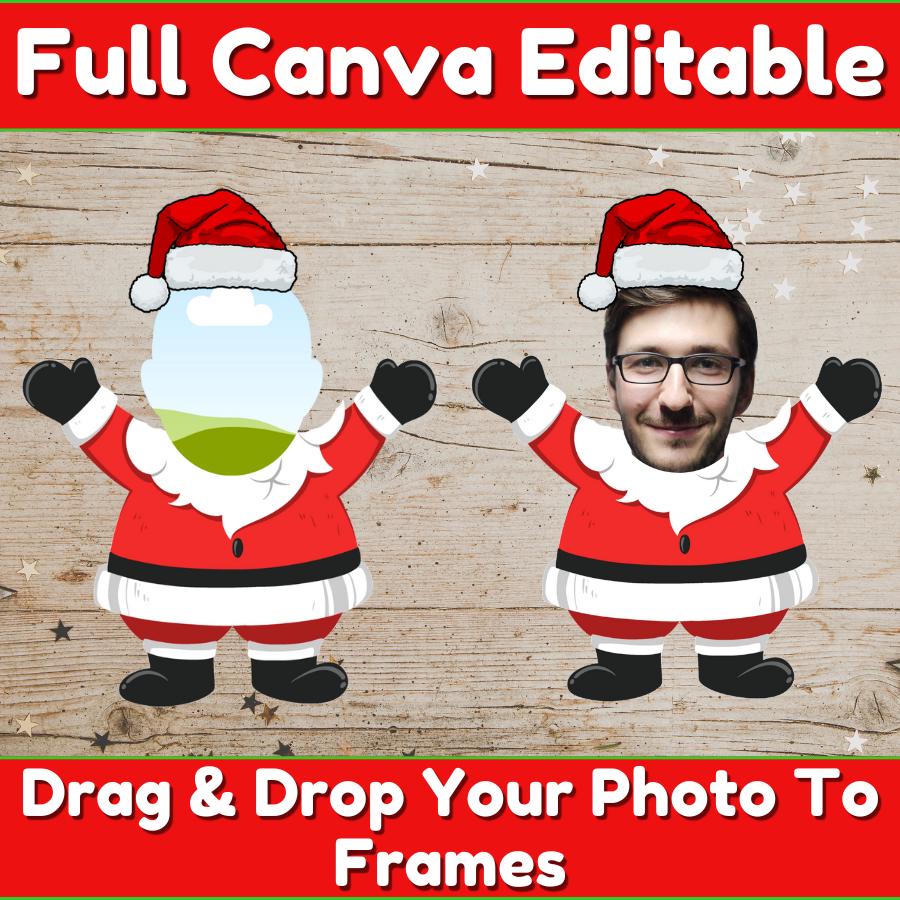 Christmas Add Your Own Face, Christmas Characters Photo Templates ...