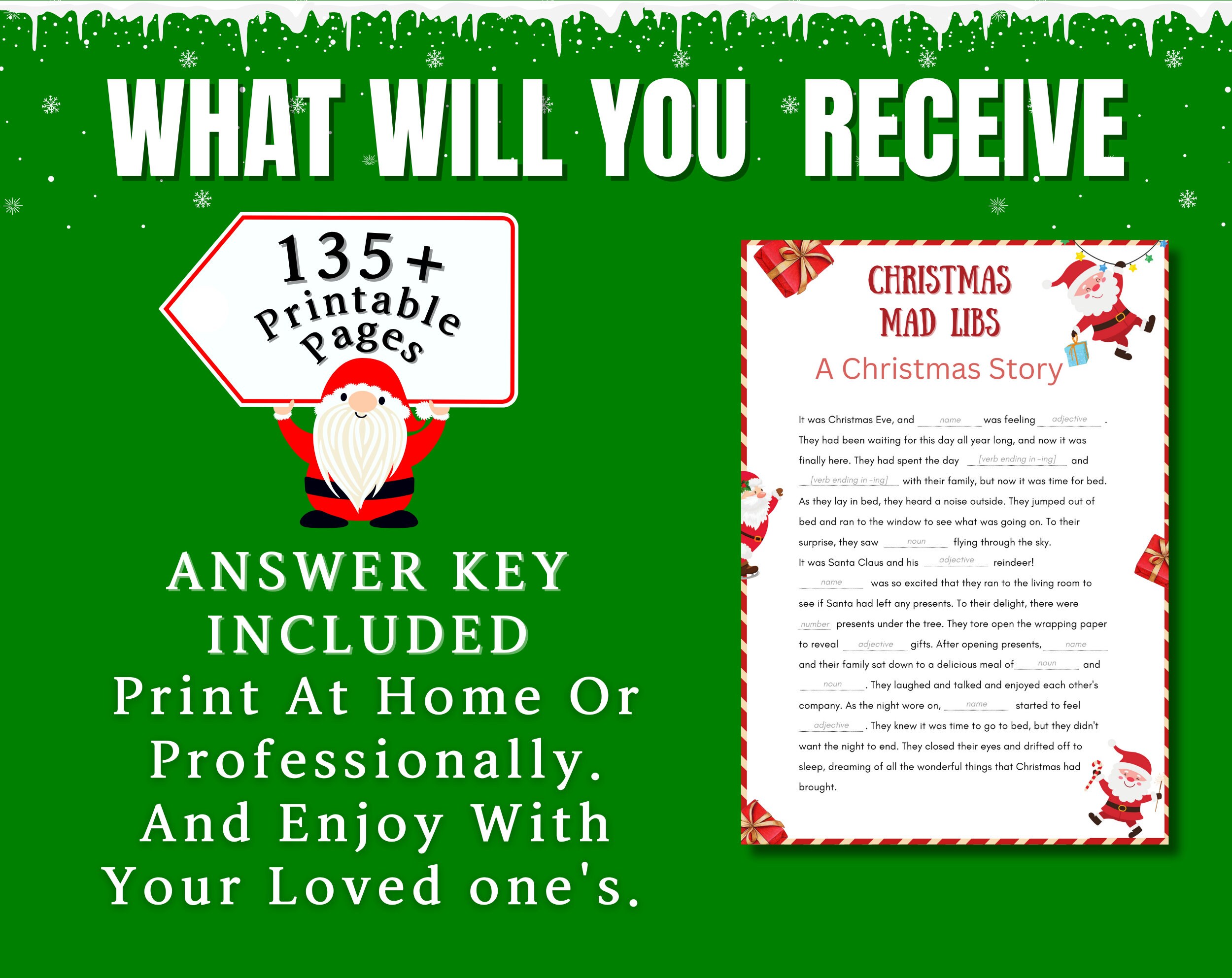 50 Mega Christmas Games Bundle, Christmas Family Game, Christmas Party ...