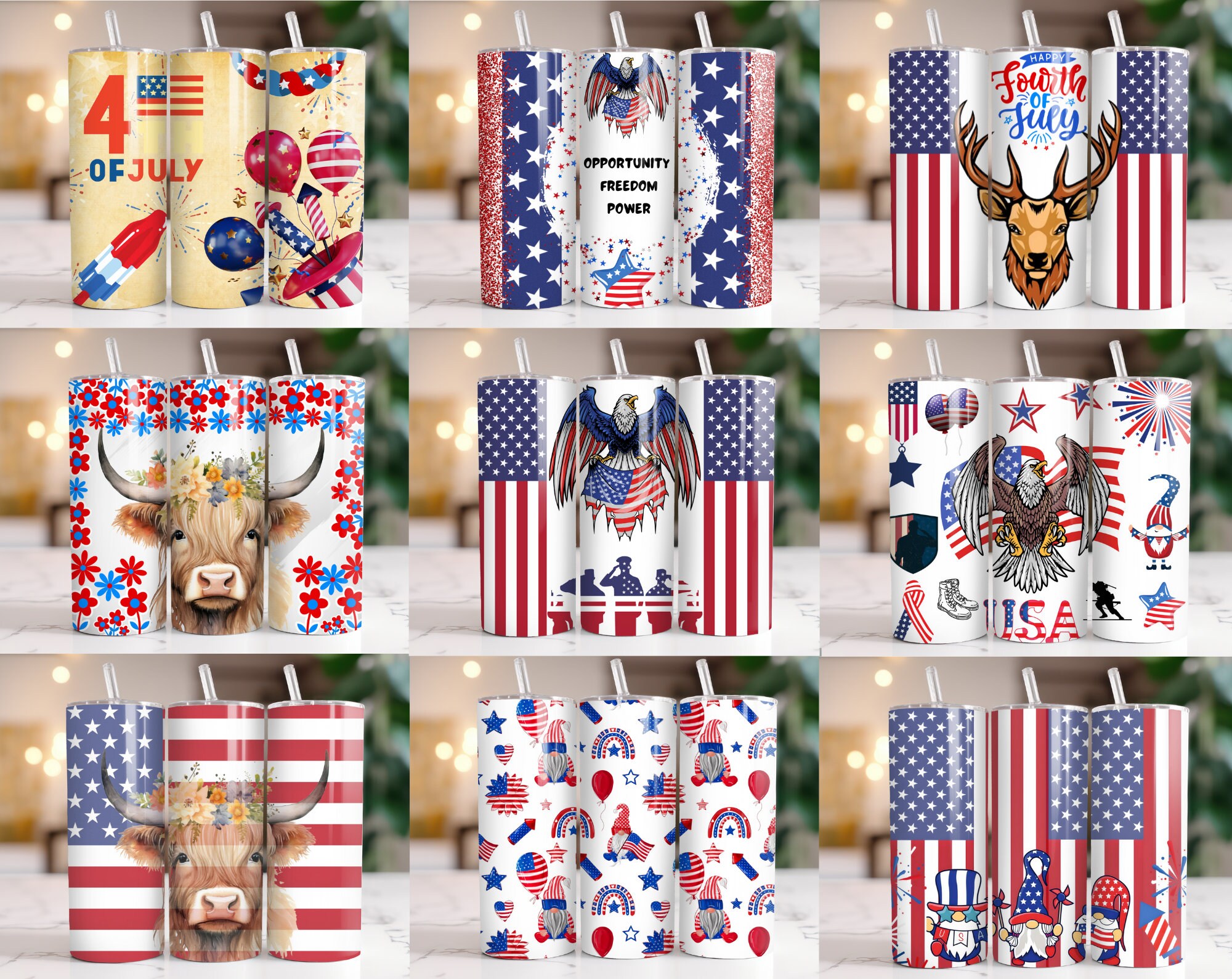 390+ Patriotic Tumbler Wrap Designs Bundle, Patriotism Tumbler ...