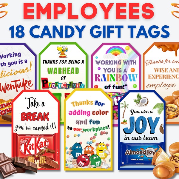 Employee Candy Bar Sayings - Etsy