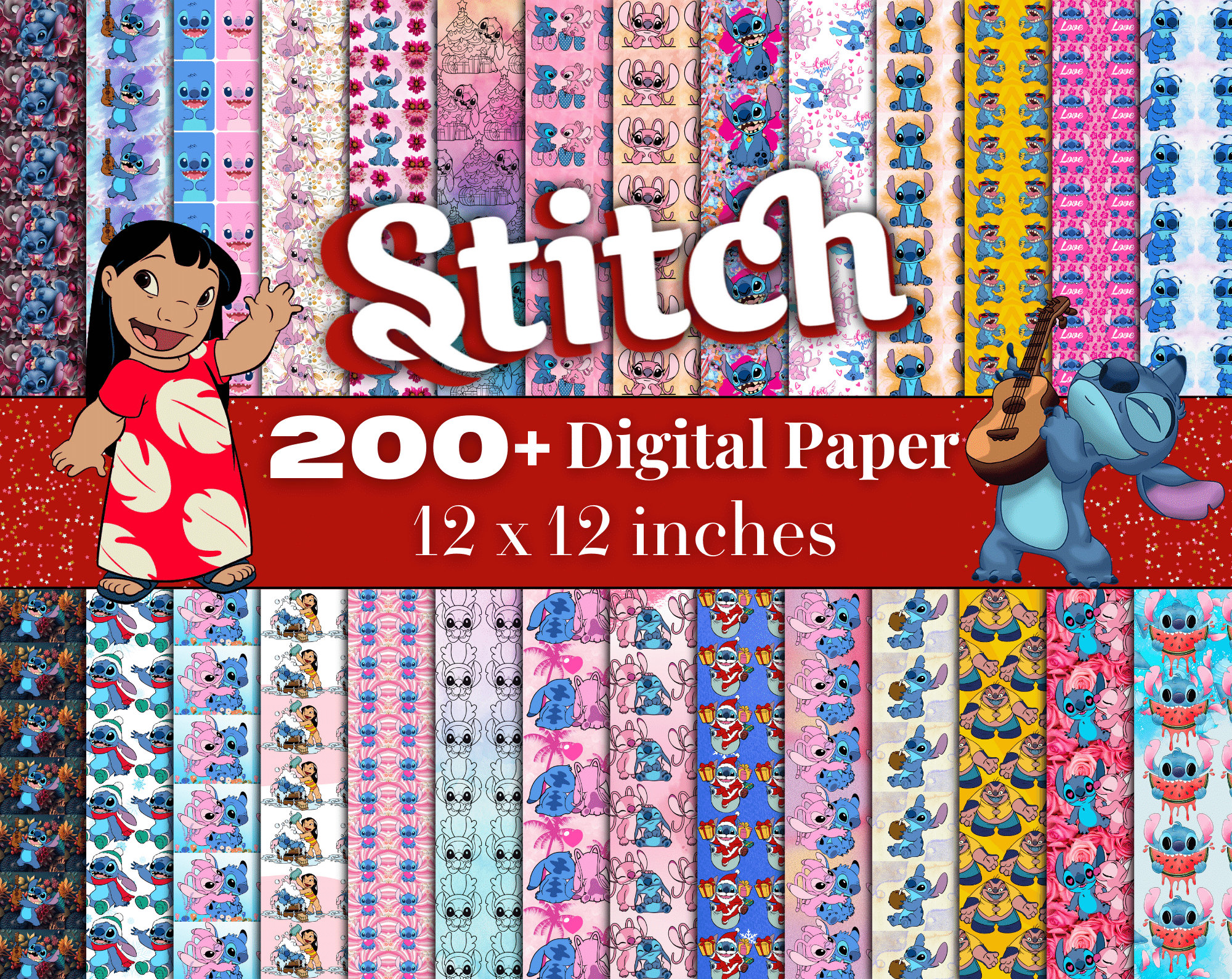 200 Stitch Digital Paper Lilo Stitch Digital Paper Stitch - Etsy 200 Stitch Digital Paper Lilo Stitch Digital Paper Stitch - Etsy