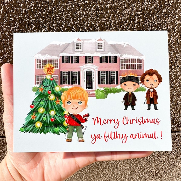 Home Alone Card - Etsy