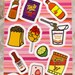 Mexican Pan Dulce Sweet Bread Sticker Sheet - Etsy