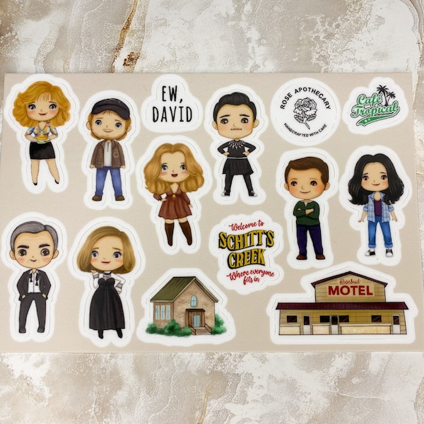 Schitts Creek Stickers - Etsy