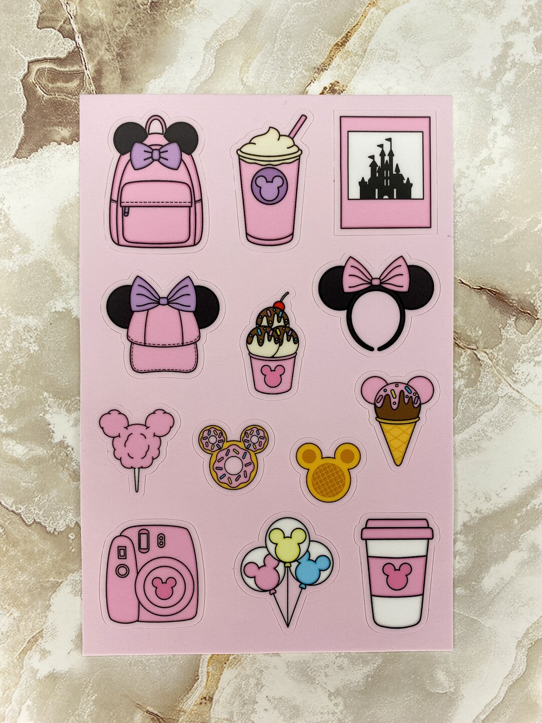 Magic Vacation Sticker Sheet - Etsy