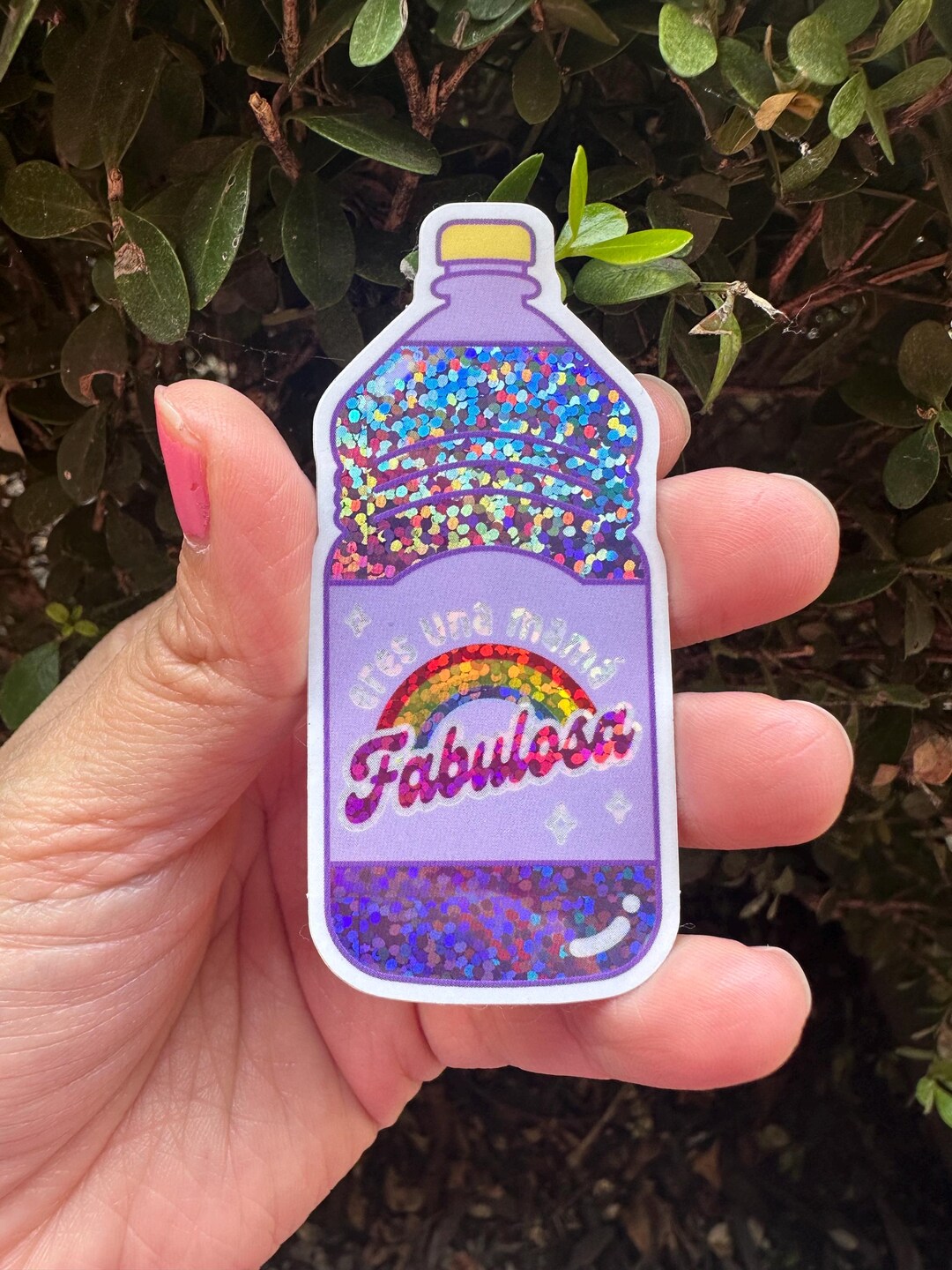 Eres Una Mama Fabulosa Glitter Sticker | Mom Sticker | Mother’s Day ...