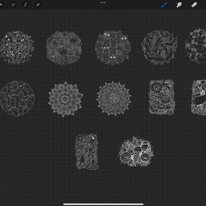 Art Doodle Coloring Page for Procreate, Photoshop and Clip Studio Paint ...