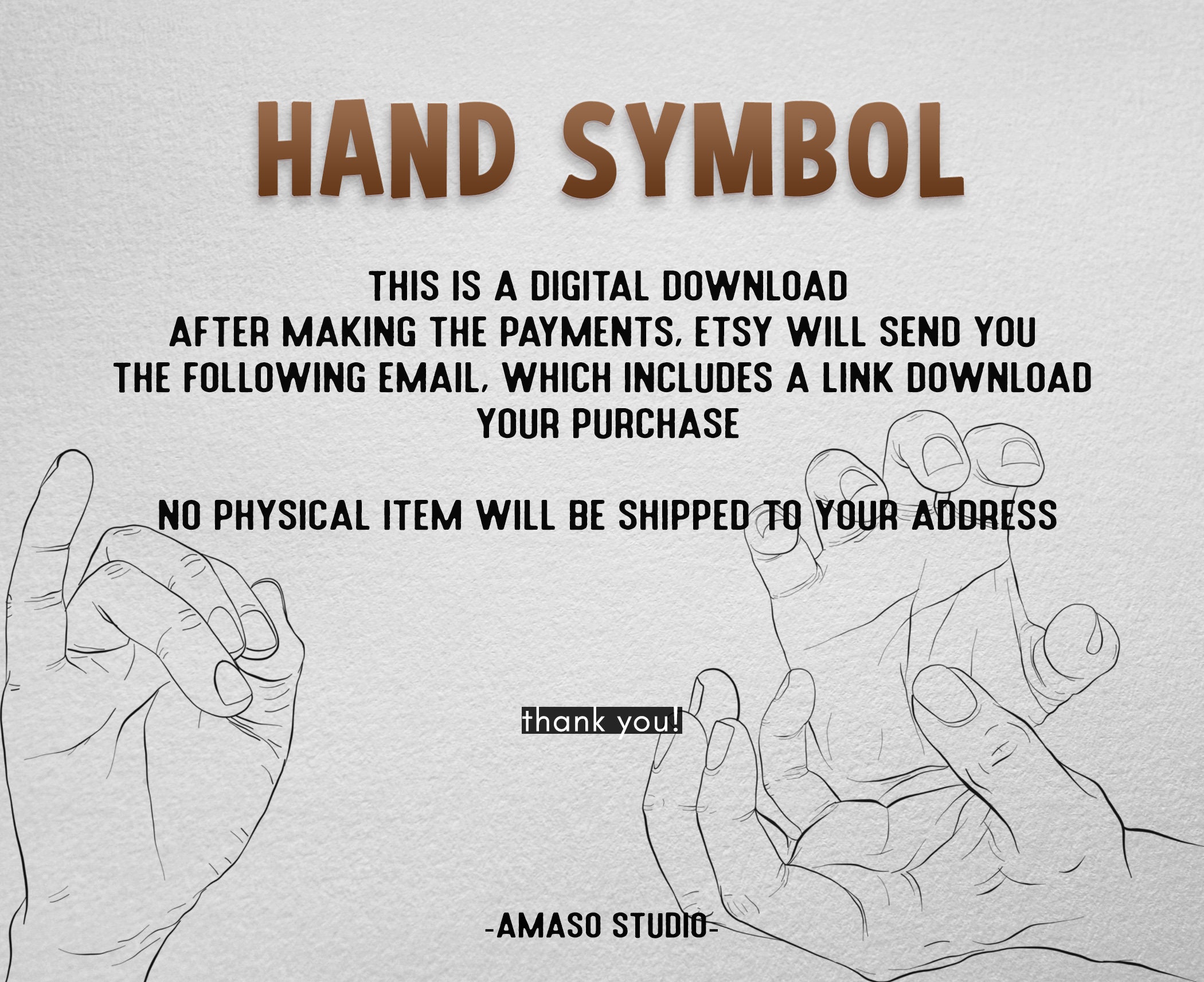 Hand Symbol Procreate Stamp Hand Illustration Fo Procreate - Etsy Australia