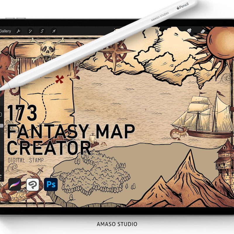 Fantasy Maps - Etsy