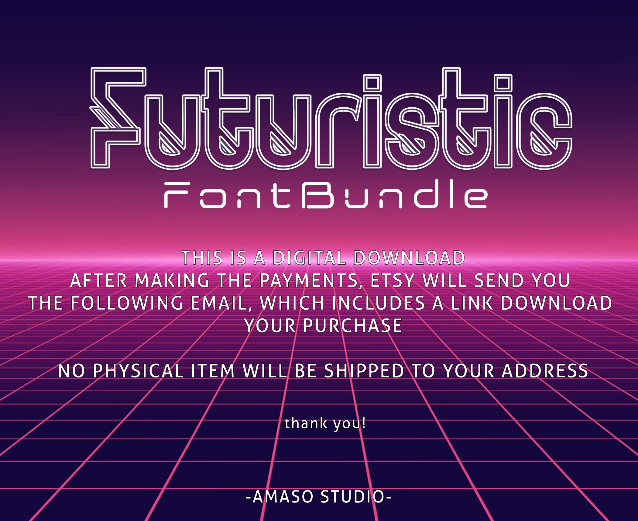 Futuristic Fonts Bundle, Over 140+ Fonts - Etsy