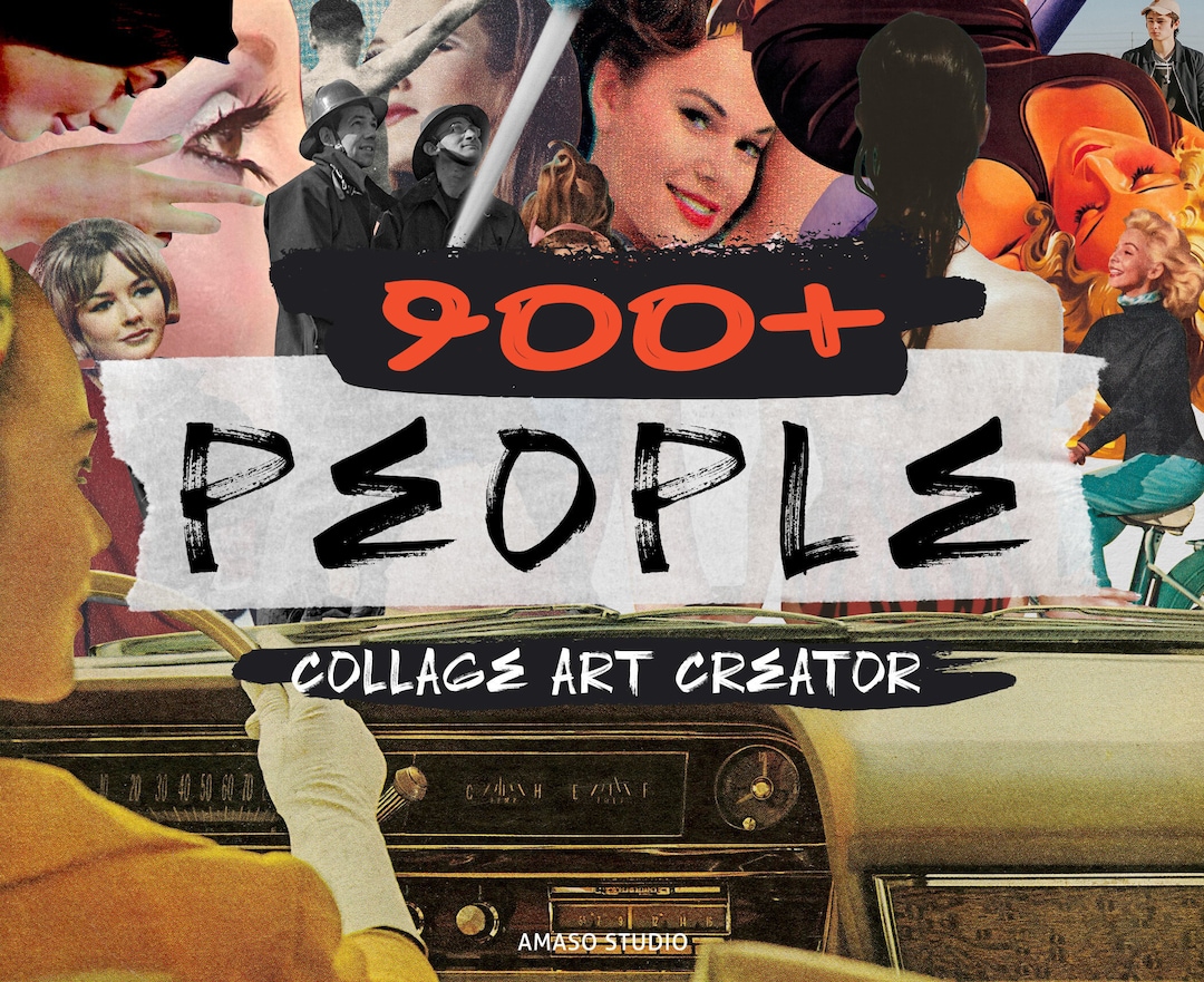 People Collage Creator, Over 1000+ Elements High Resolution Artwork PNG ...