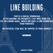 21 Line Building Procreate Stamps, Vector Illustration (digital ...