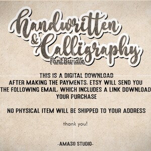 Handwritten and Calligraphy Font Bundle, Over 160+ Classic and Timeless ...