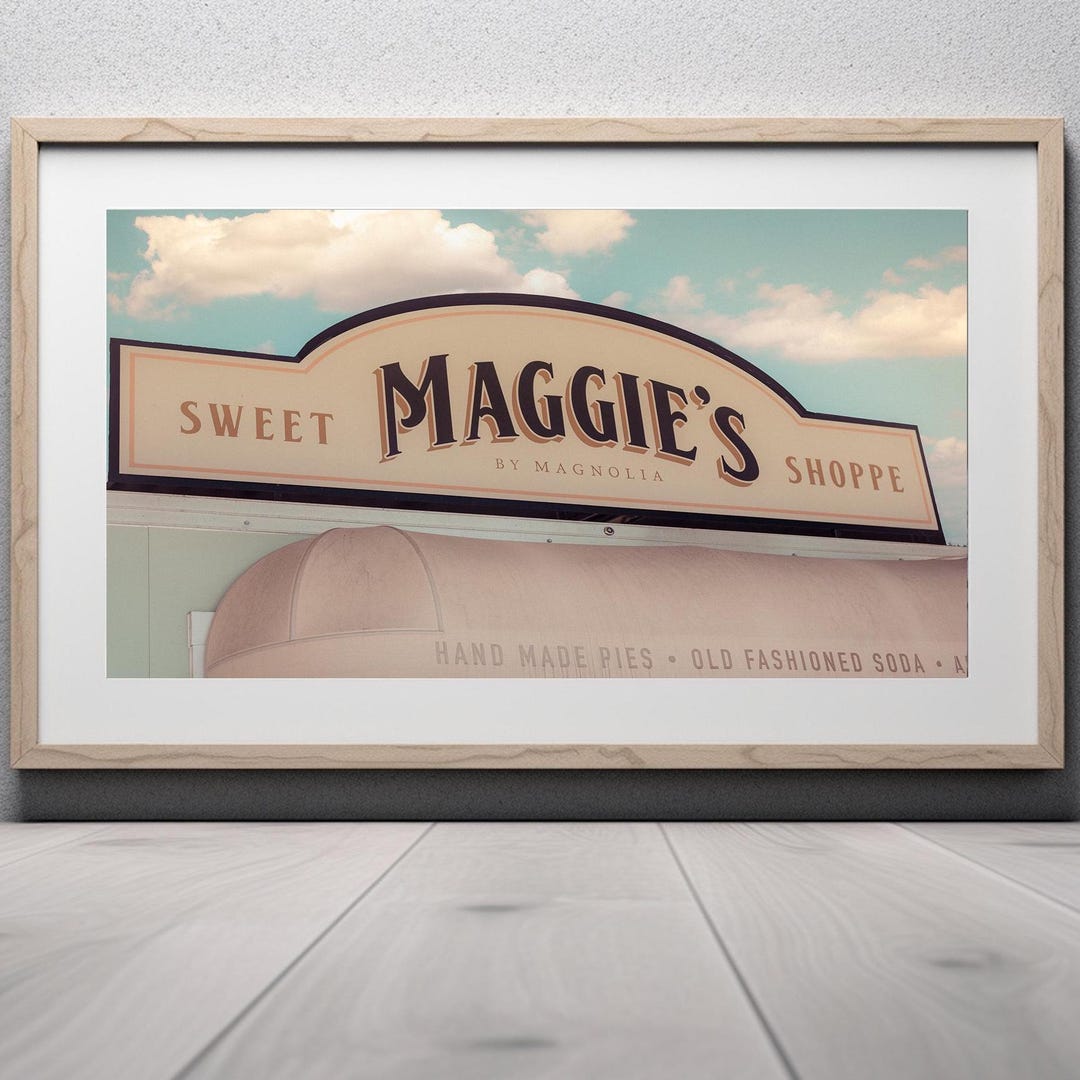Waco Texas Print: Sweet Maggie's Neon Sign Photography - Etsy