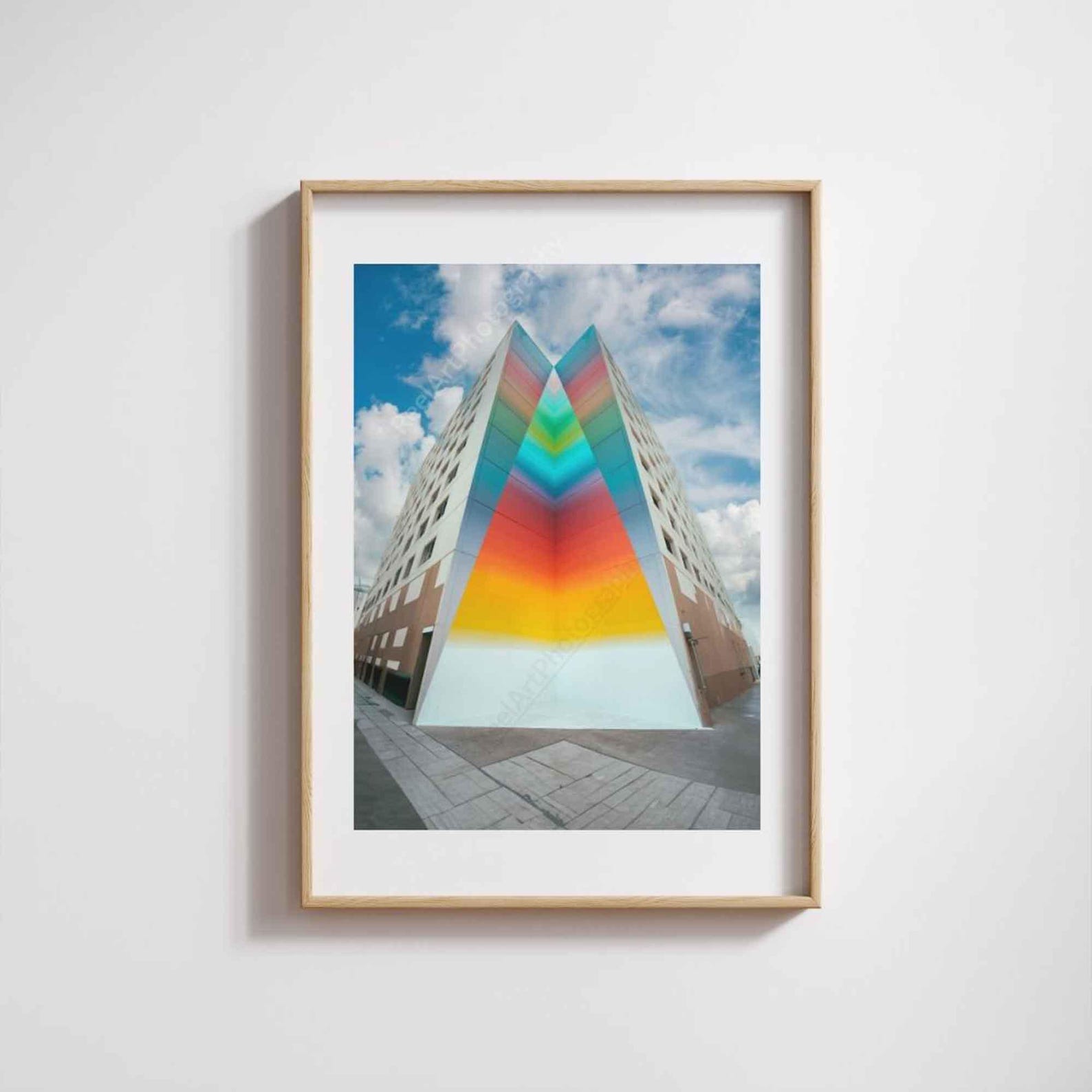Austin Texas Print: Tau Ceti Rainbow Mural, Metallic Paper - Etsy