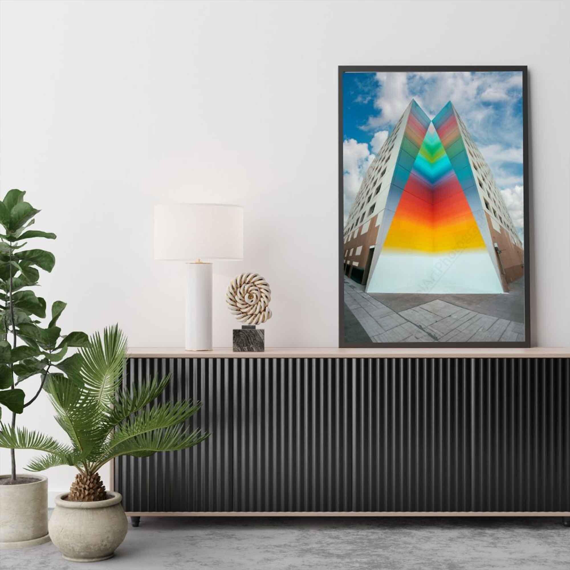 Austin Texas Print: Tau Ceti Rainbow Mural, Metallic Paper - Etsy