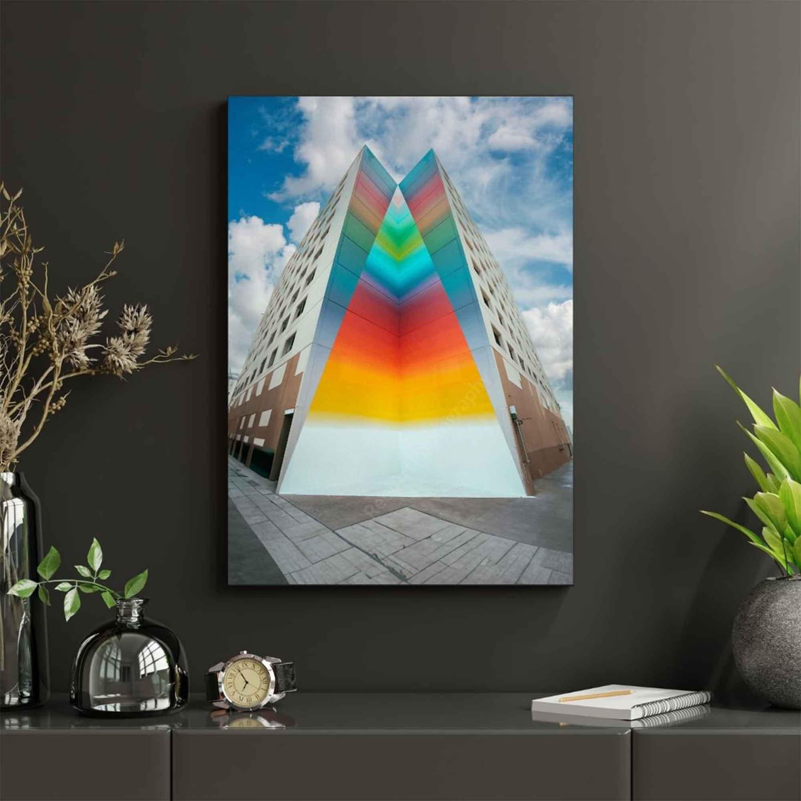 Austin Texas Print: Tau Ceti Rainbow Mural, Metallic Paper - Etsy