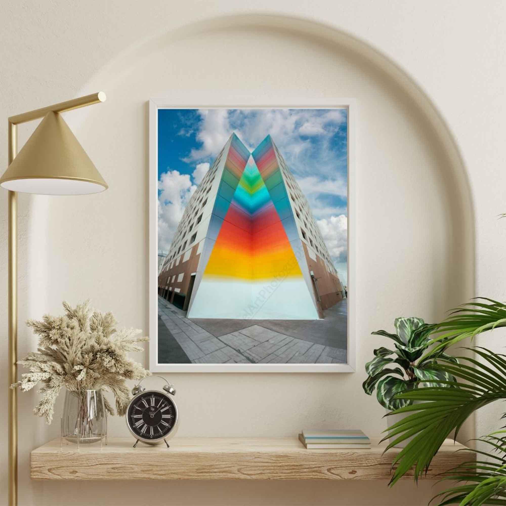 Austin Texas Print: Tau Ceti Rainbow Mural, Metallic Paper - Etsy
