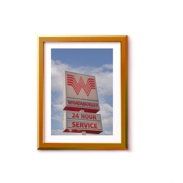 Neon Whataburger Sign - Etsy