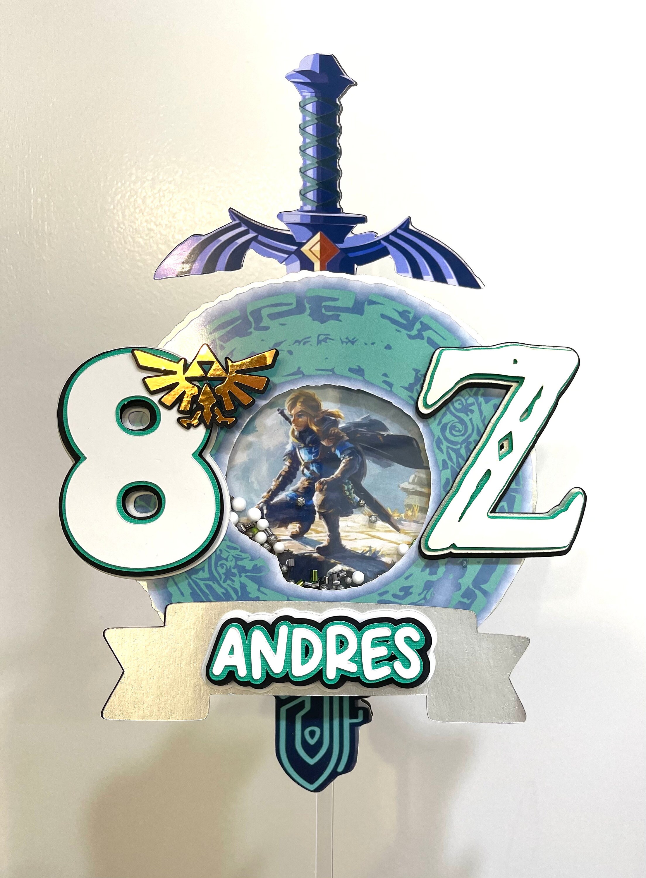 Legend of Zelda Tears of the Kingdom Theme Cake Topper - Etsy