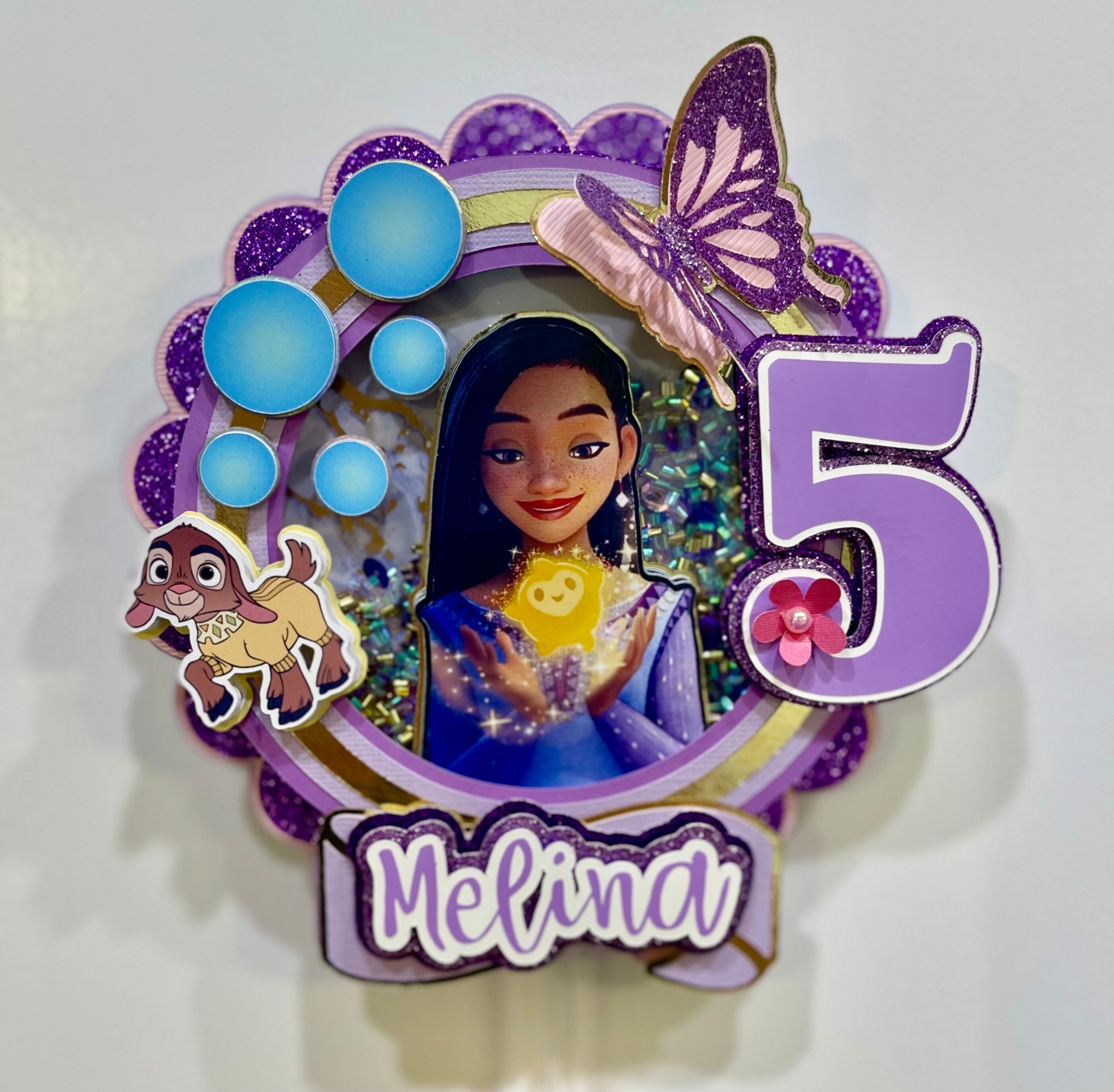 Asha Cake Topper, Wish Cake Topper, Birthday Decor - Etsy