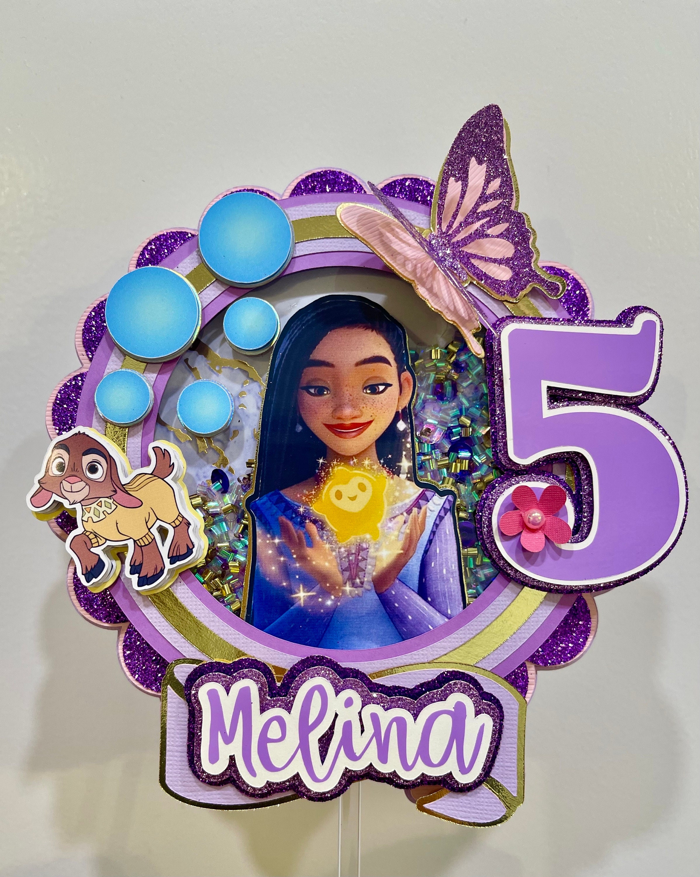 Asha Cake Topper, Wish Cake Topper, Birthday Decor - Etsy