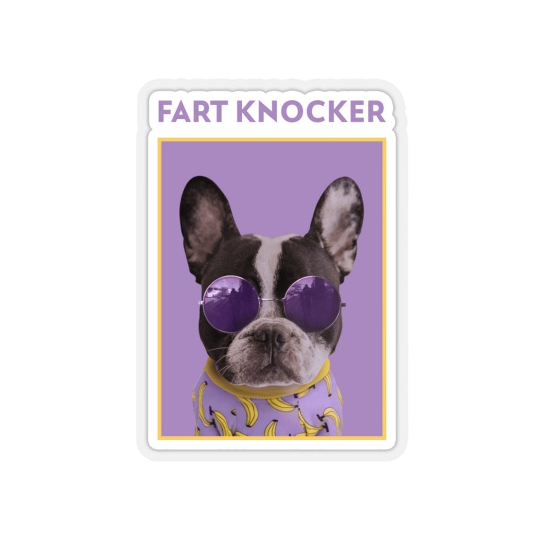 Boston Terrier Fart Knocker Kiss-cut Stickers - Etsy
