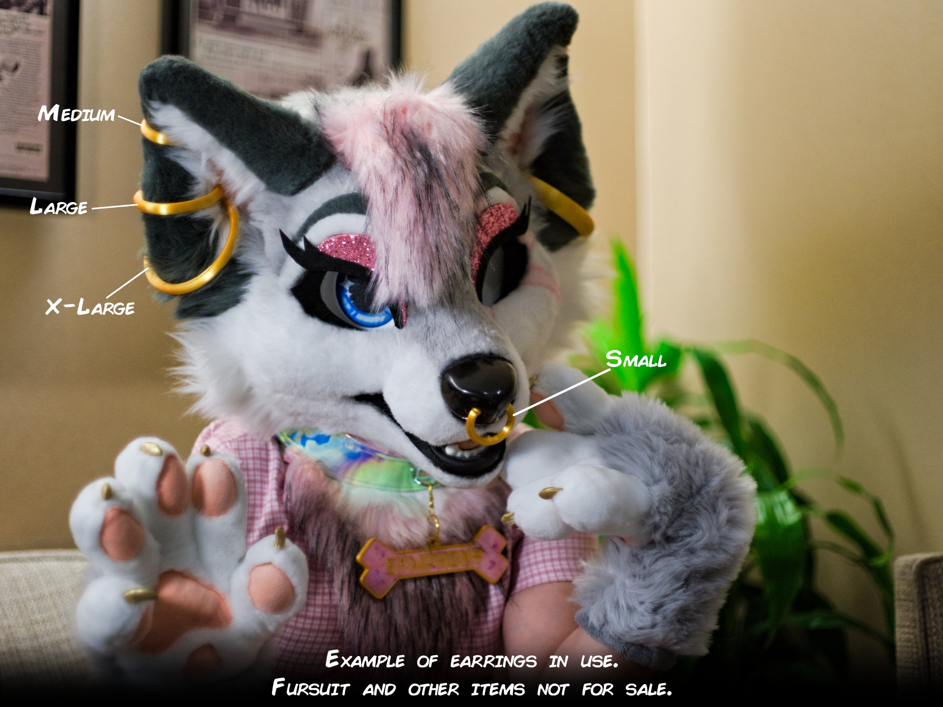 Fursuit Earrings / Nose Rings Series 1 - Etsy