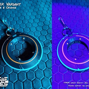 TRON - Cyberpunk Identity Disc Keychain - Etsy