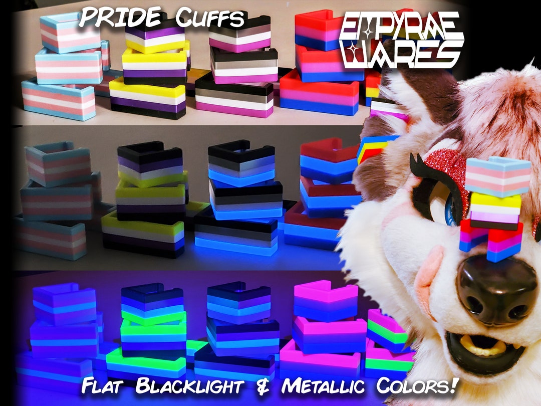 PRIDE LGBTQ+ Fursuit Earrings / Cuffs - Etsy