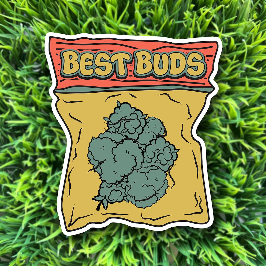 Best Buds Marijuana Weed Sticker - Etsy