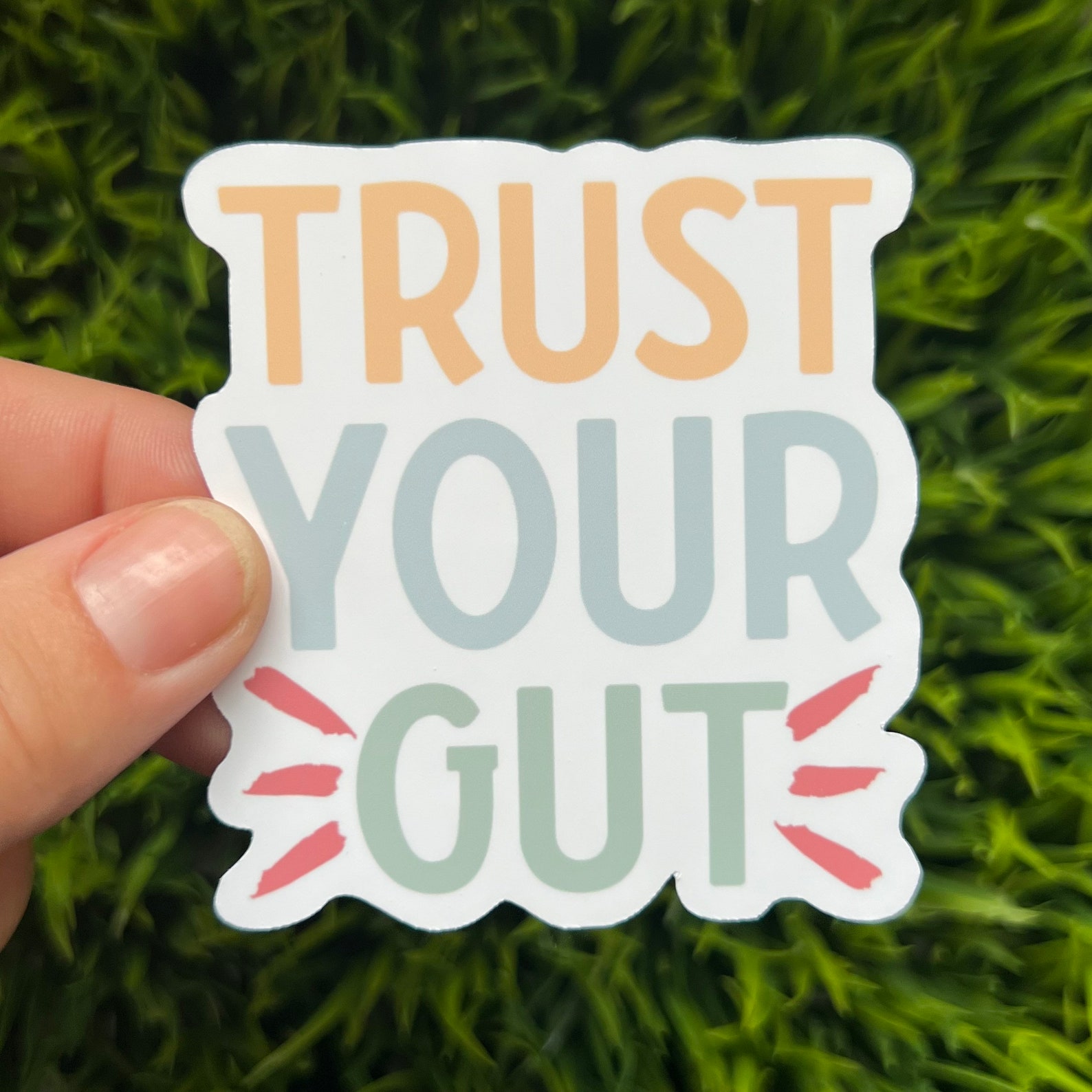 Trust Your Gut | Mental Health Motivational Sticker - Etsy