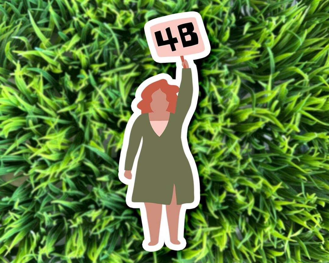 4B MOVEMENT / Feminist Vinyl Matte Sticker - Etsy