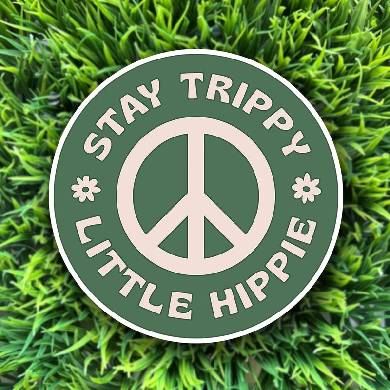 Hippie Stickers - Etsy