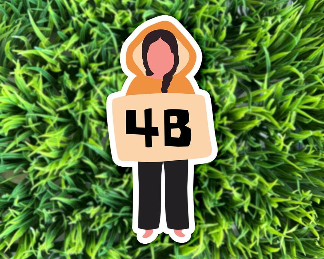 4B MOVEMENT / Feminist Vinyl Matte Sticker - Etsy