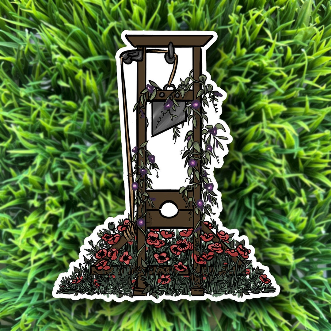 Guillotine Sticker - Etsy
