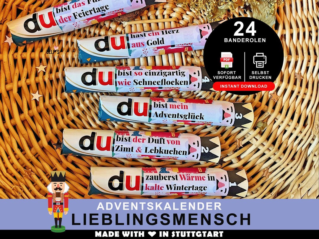 Duplo Christmas Advent Calendar Labels | PDF Template for Printing and ...