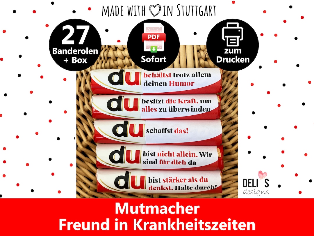 Duplo Banderoles Encouragement, Cheer up Sick Friend, Personal Gift for ...