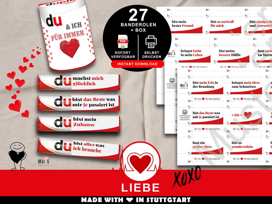 Duplo Love Ribbons, Romantic Valentine's Day Gift, DIY Gift Idea for ...