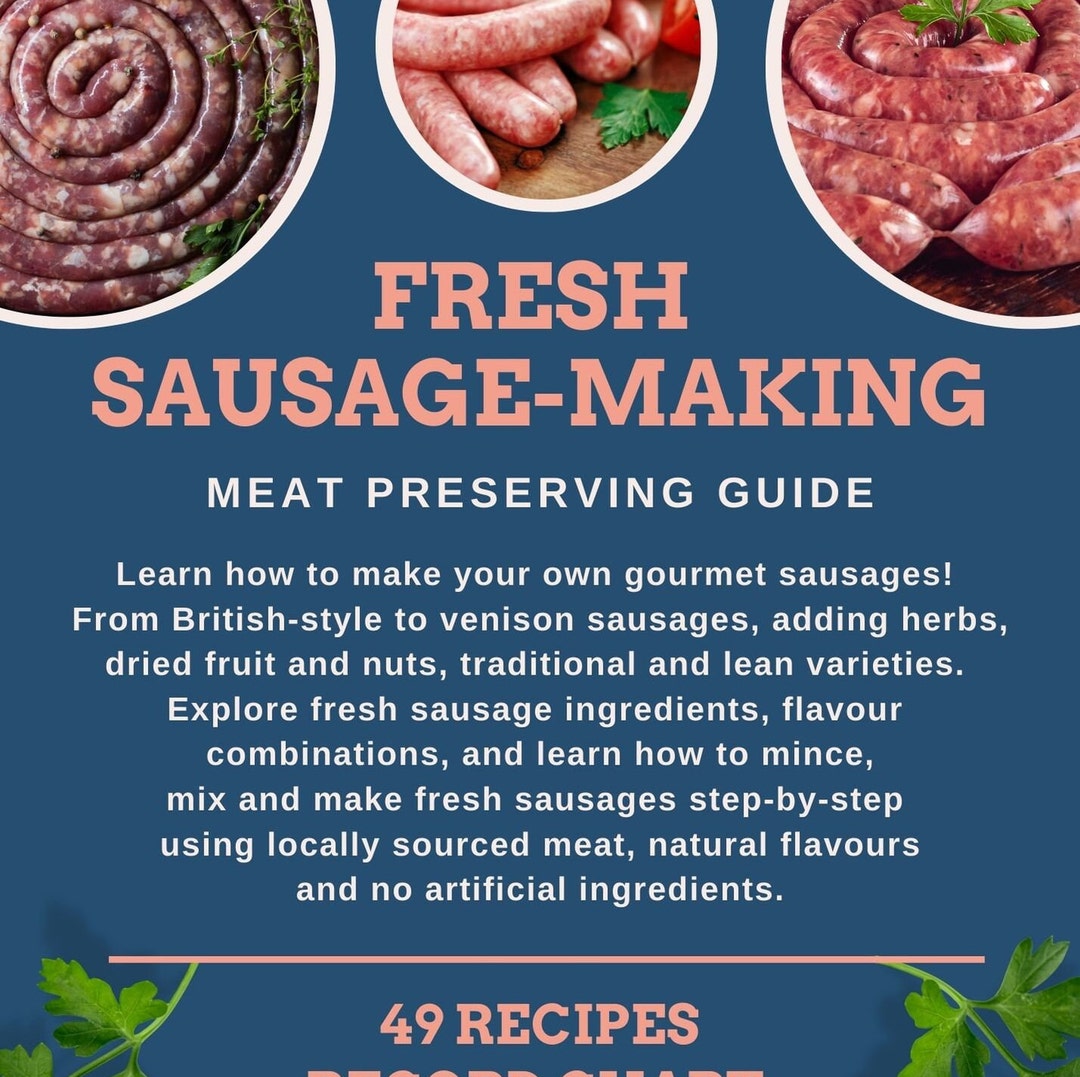 Fresh Sausage-making Guide (digital Pdf) - Etsy