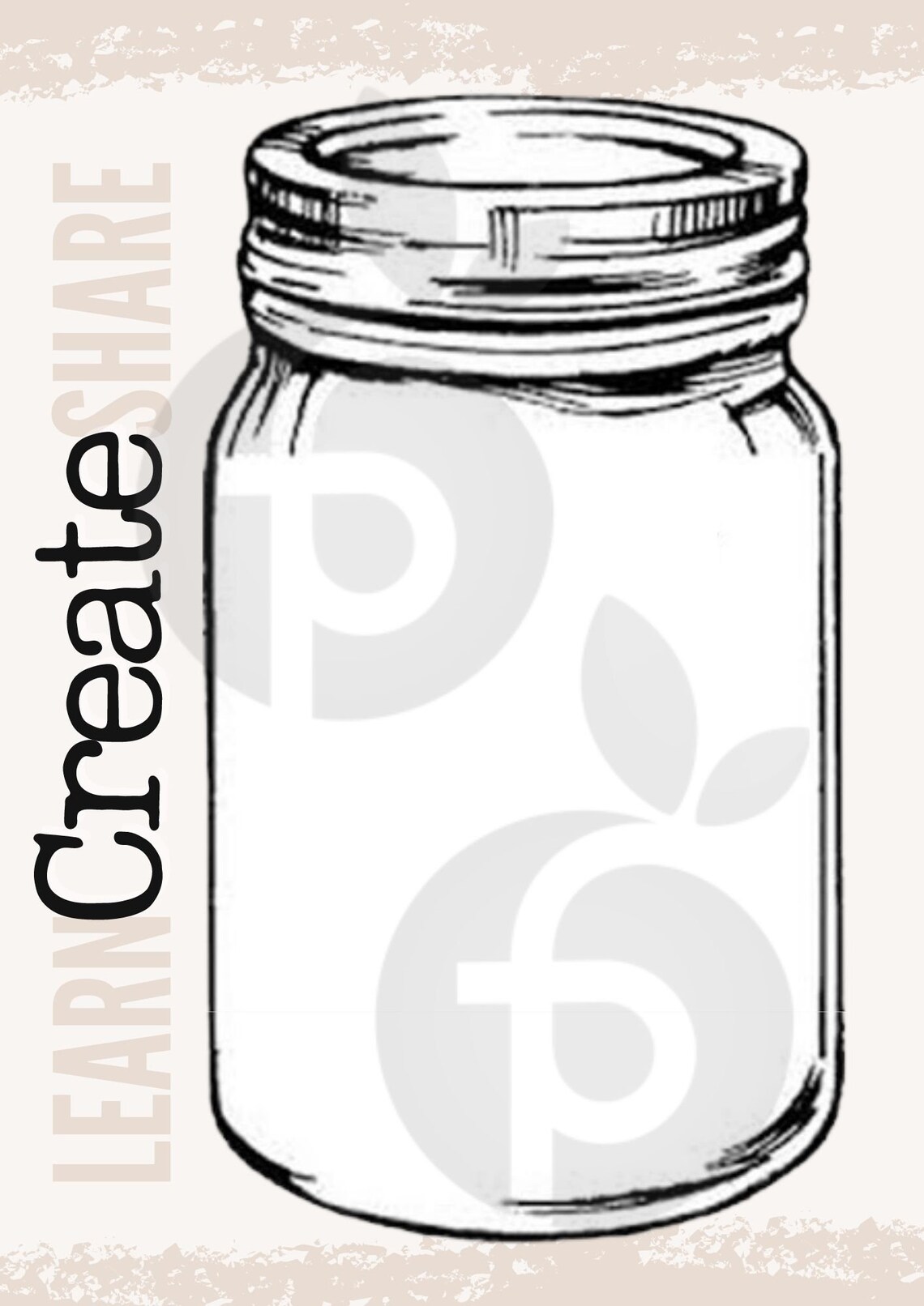 Mason Jar Menu Planner, Meal Planner, Weekly Planner, Mason Jar Planner ...