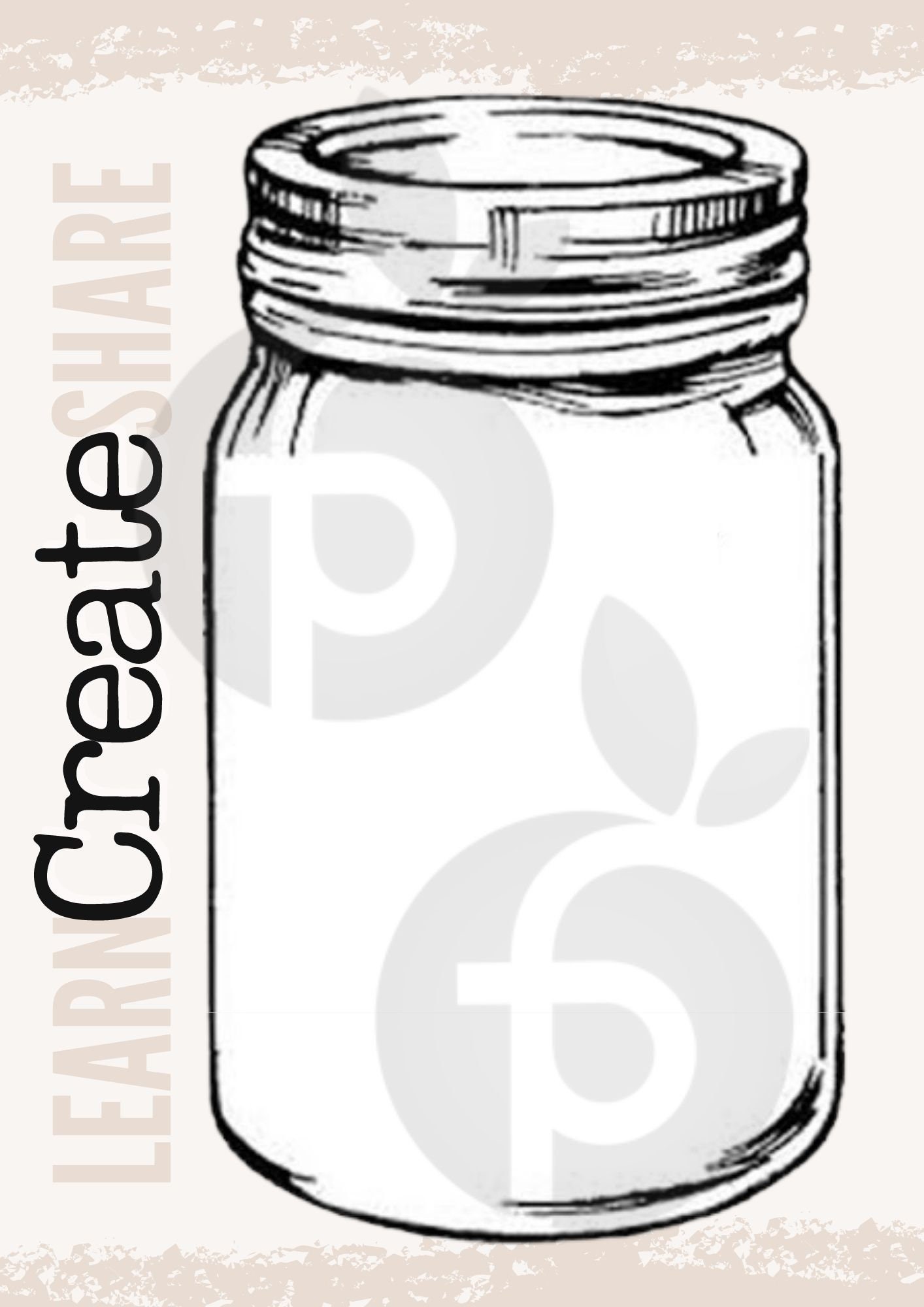 Mason Jar Menu Planner, Meal Planner, Weekly Planner, Mason Jar Planner ...