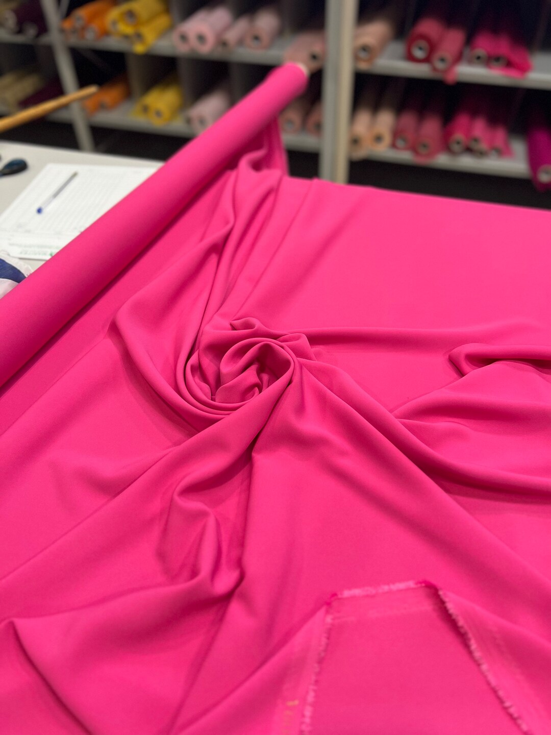 Italian Double Crepe Cady Viscose Premium High Quality Fabric ...