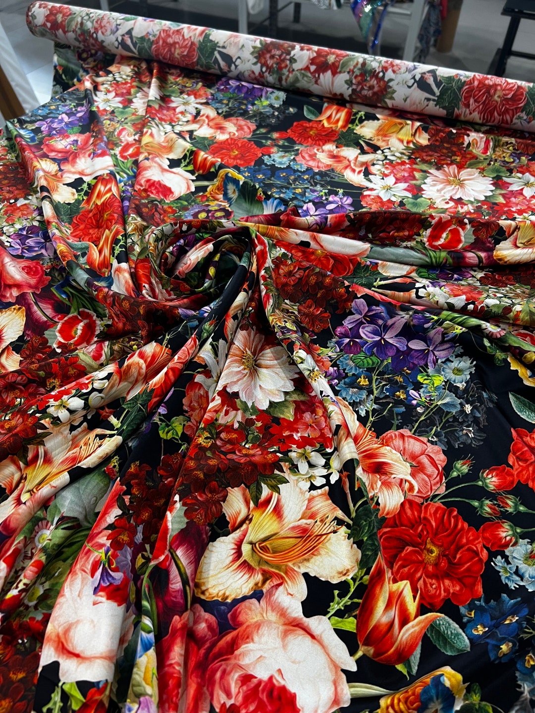 Italian Pure Silk Charmeuse High Quality Premium Fabric/ Designer ...
