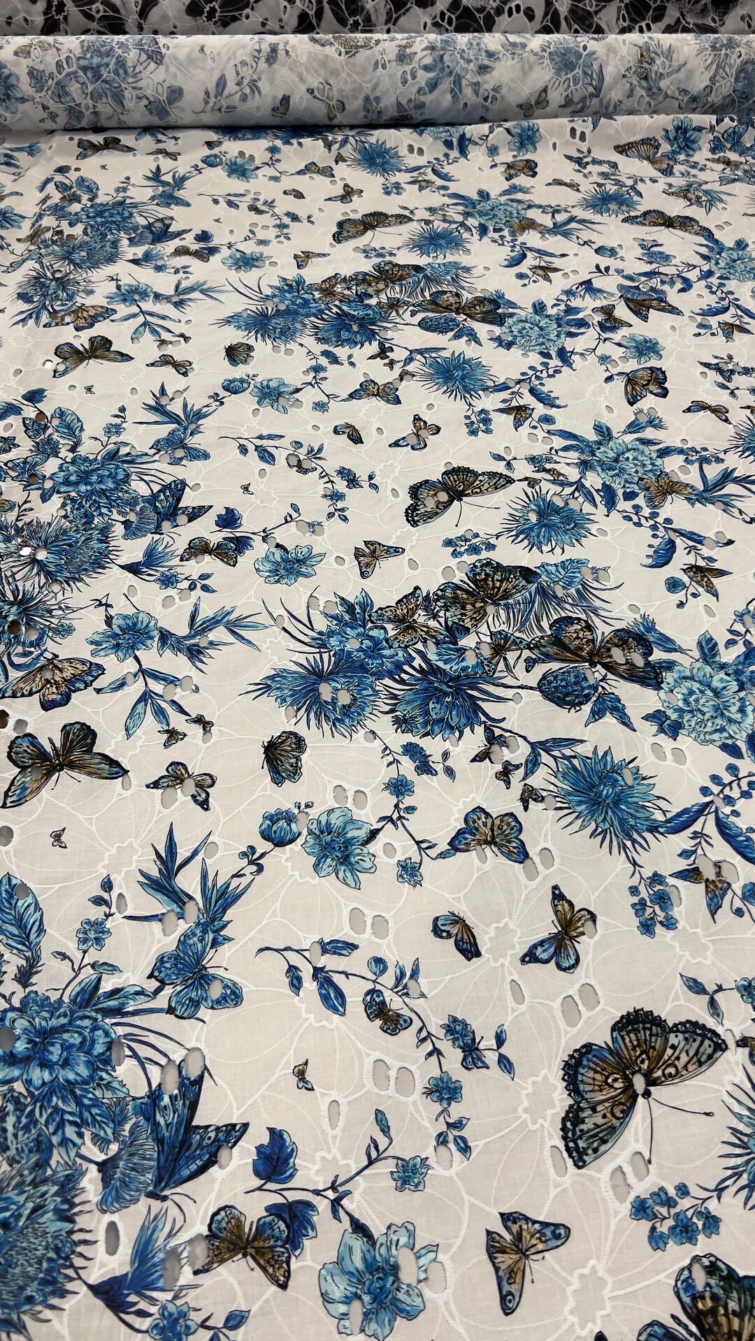 Italian Cotton Batiste Embroidered High Quality Premium Fabric ...